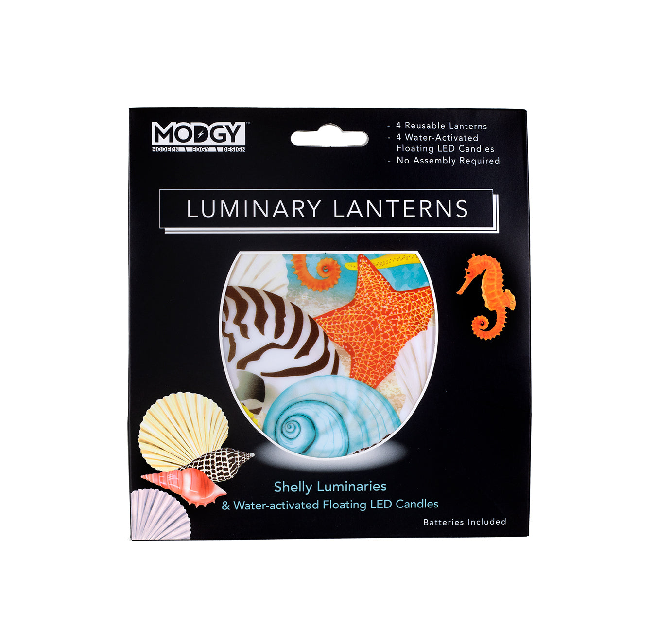 Modgy Luminary Lanterns - Shelly – Sand Castle Gifts Gourmet